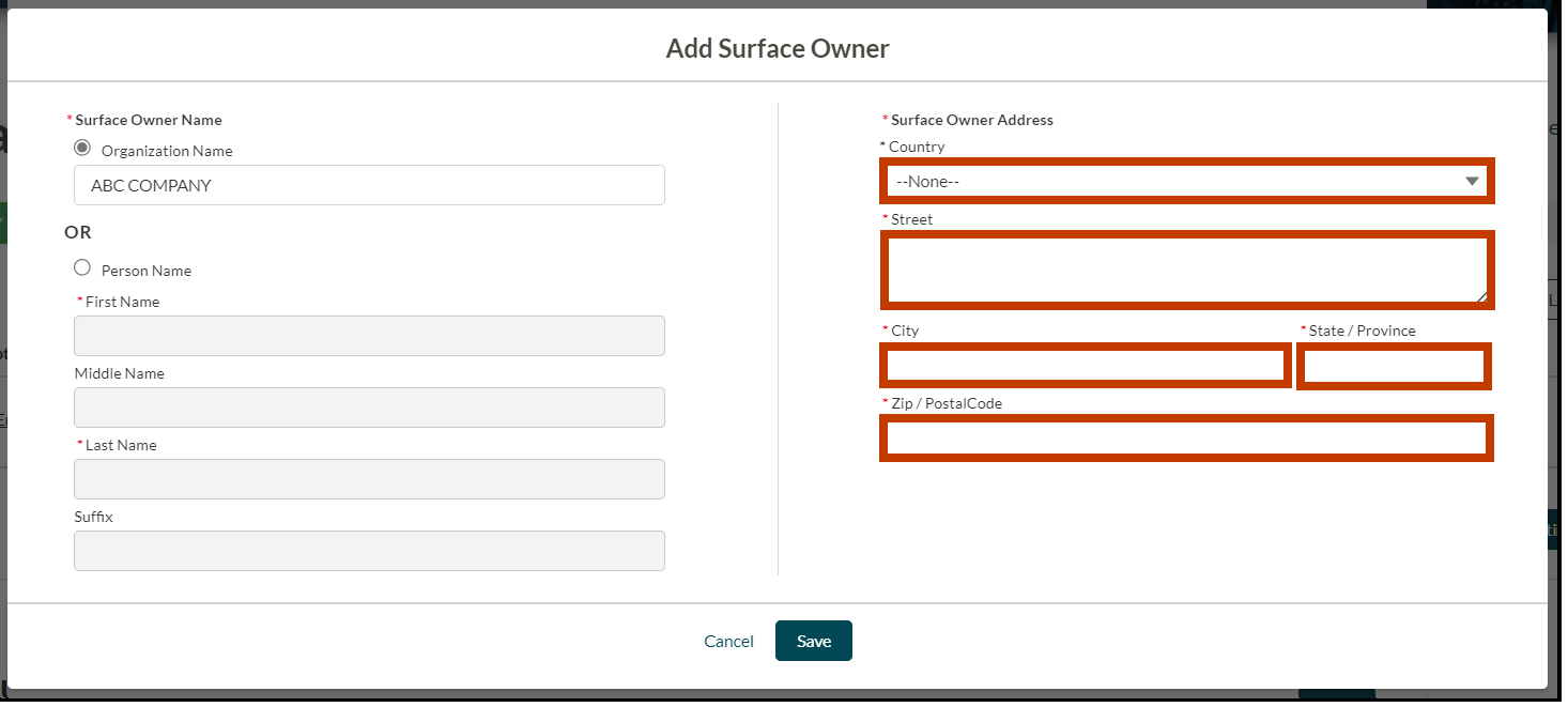 Create a New Application (Add Lands 2 of 2) Quick Guide