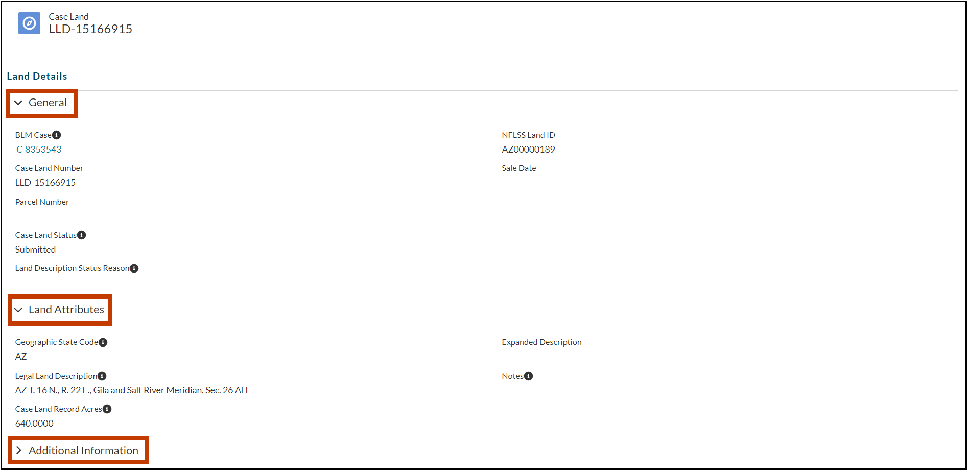 Track an Application (Case and Land Details) Quick Guide