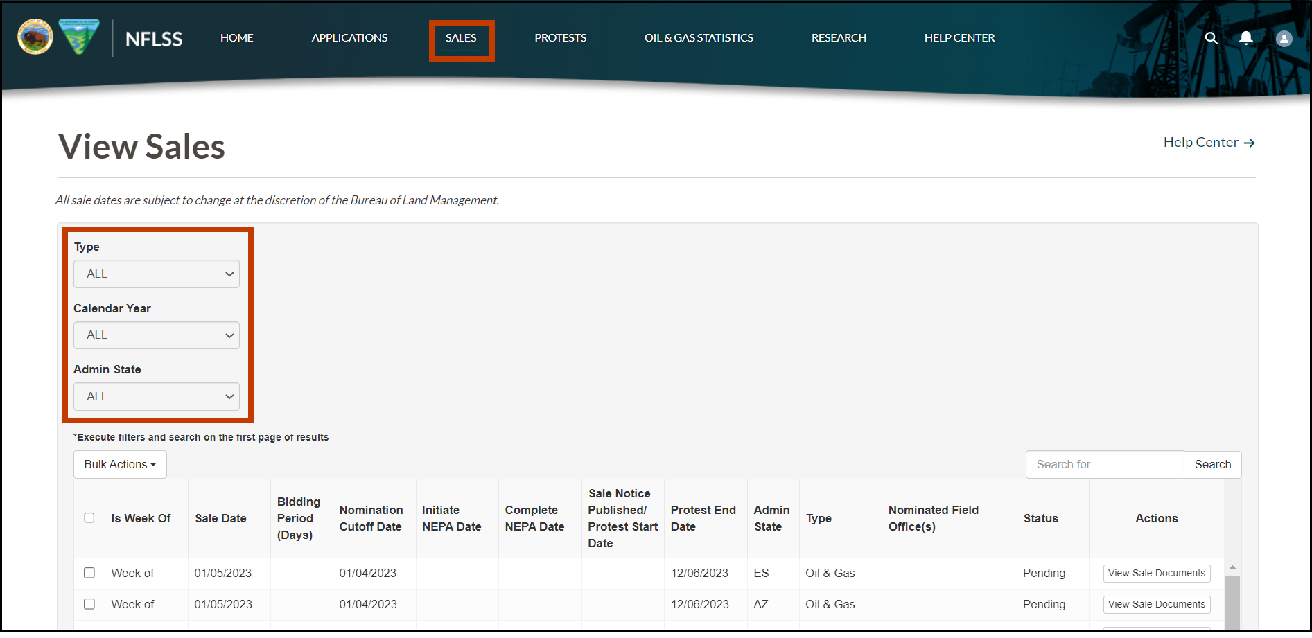 Search & View Sales Quick Guide